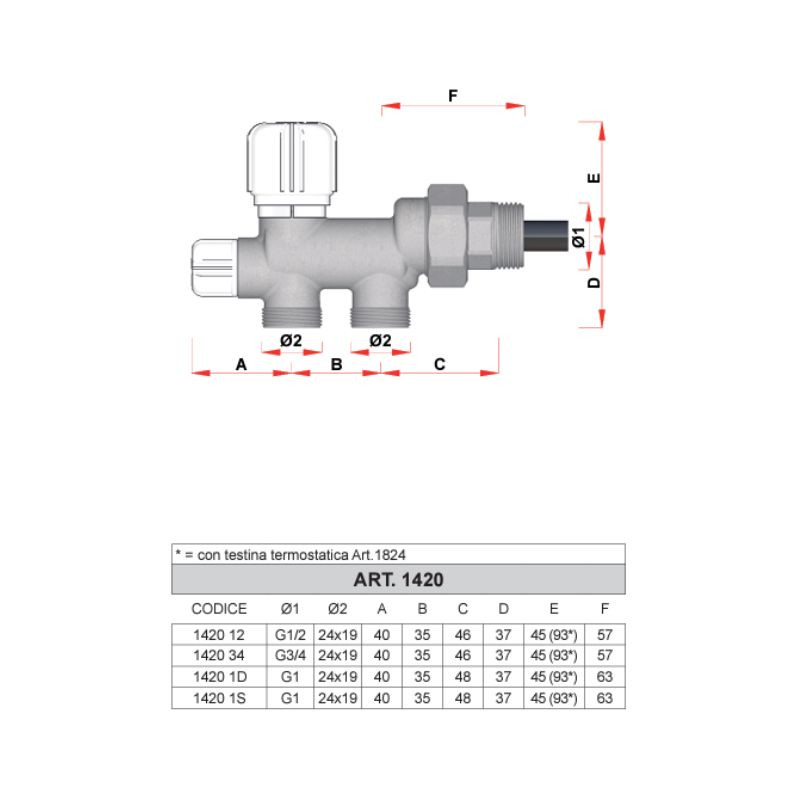 Far Valvola Monotubo Termostatizzabile - Qlickdesign.it